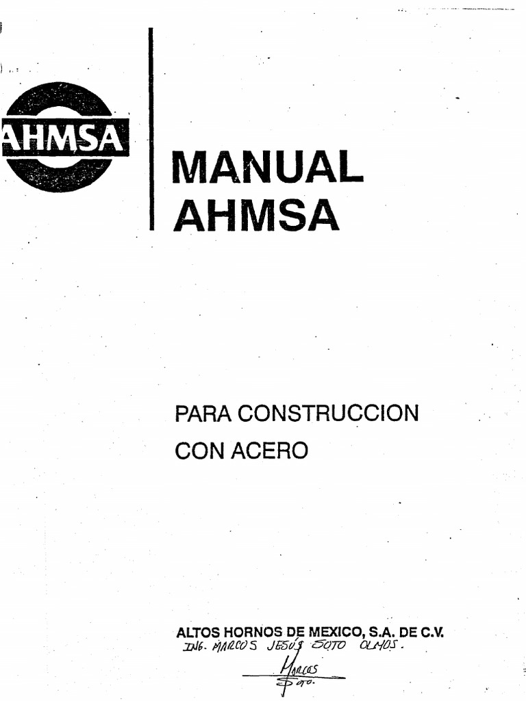 Manual Ahmsa | PDF | Doblar | Pandeo