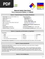 Ferrous Sulfate MSDS Overview | PDF | Personal Protective Equipment ...