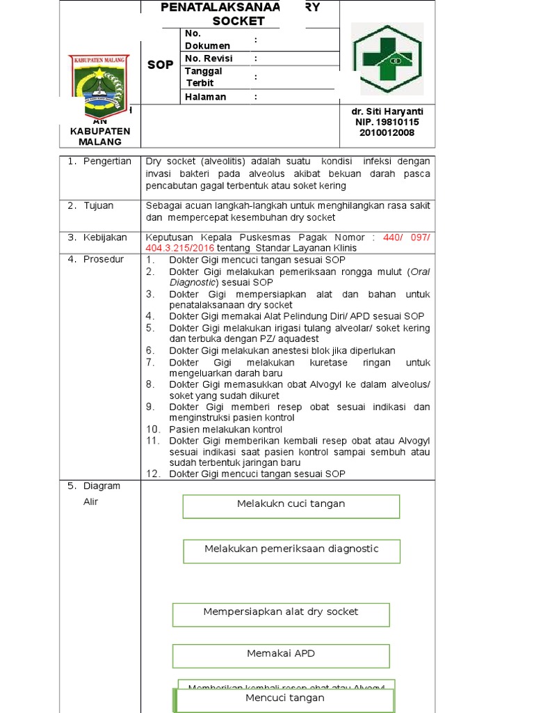 Penatalaksanaan Dry Socket | PDF