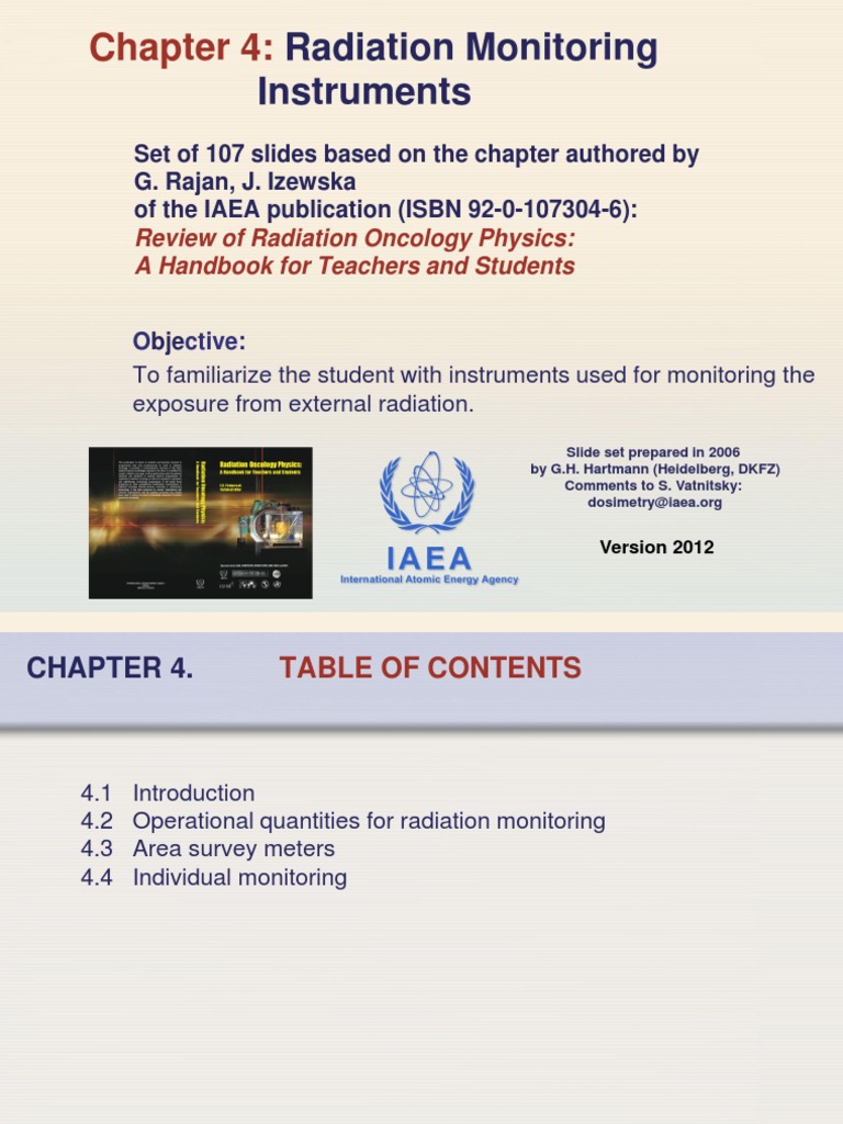 Radiation Monitoring Instruments | Download Free PDF | Dosimetry ...