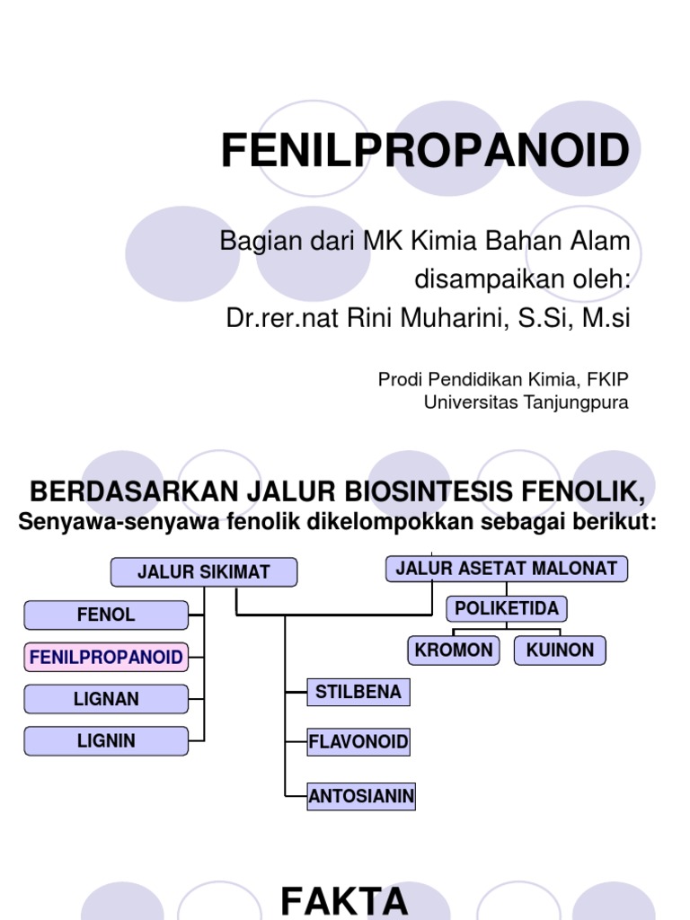 FENILPROPANOID | PDF