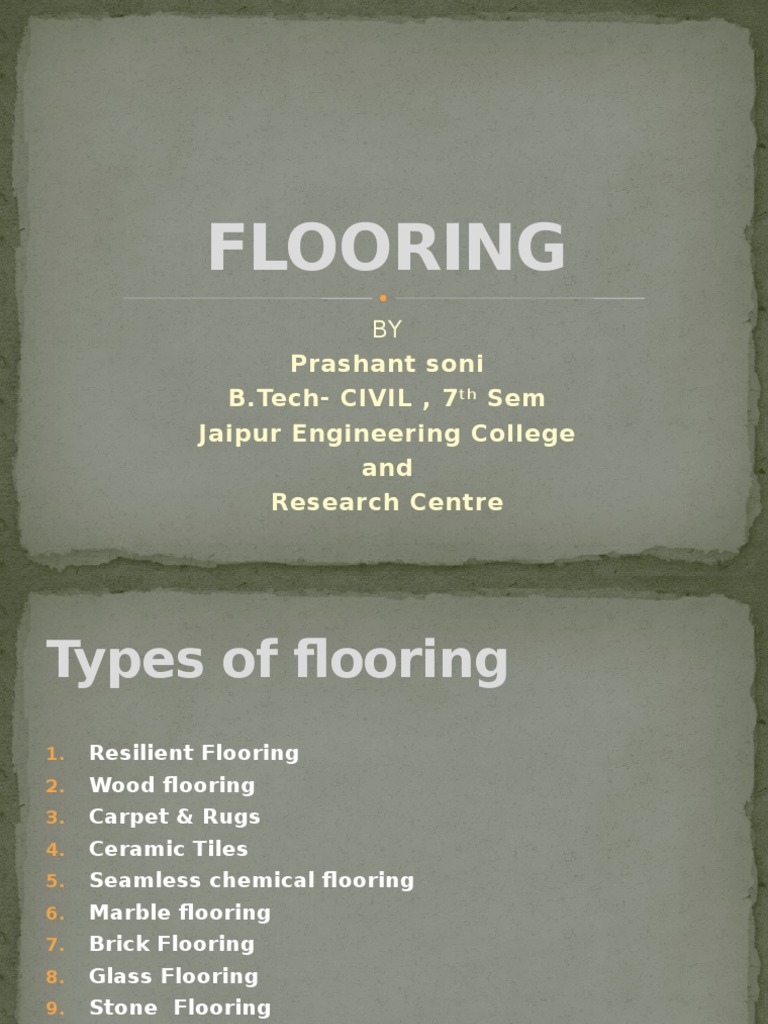 Flooring Pdf Flooring Art Media