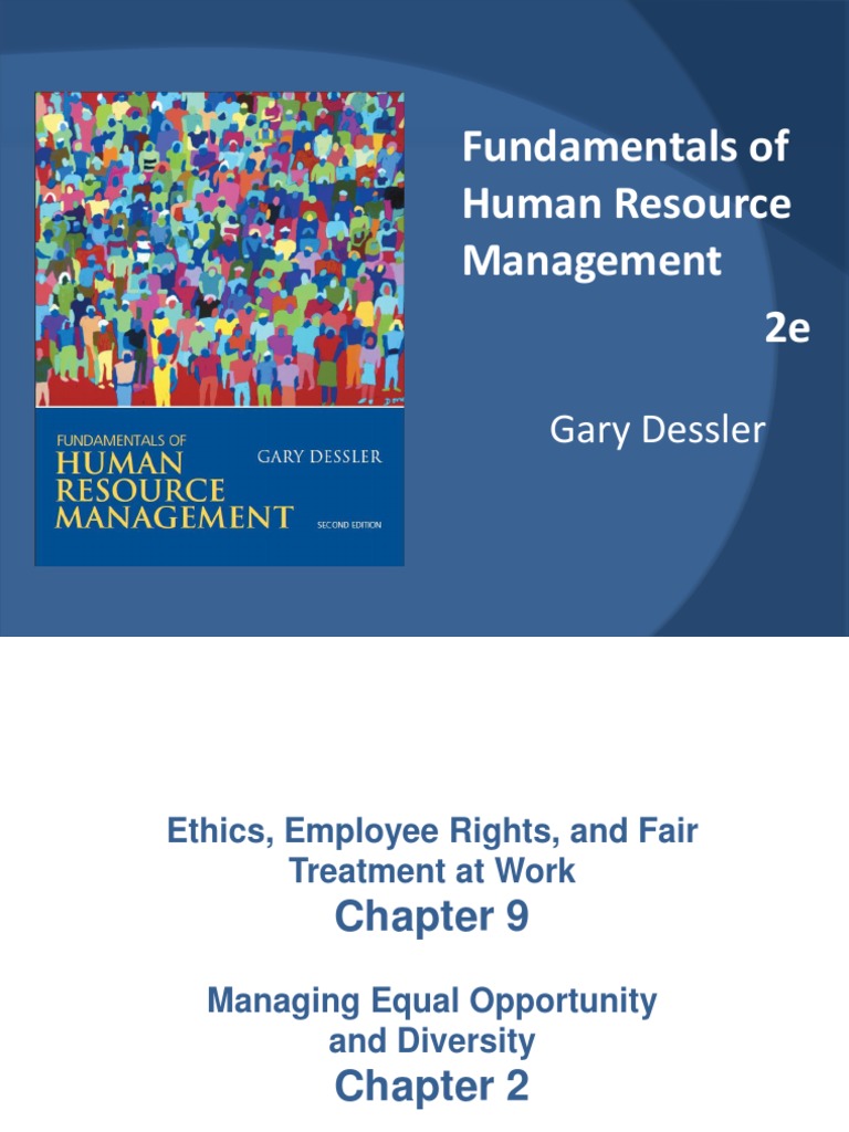 C12 Dessler - fhrm2 - Inppt Cap 2+9 Nou | PDF | Disparate Impact | Sexual Harassment