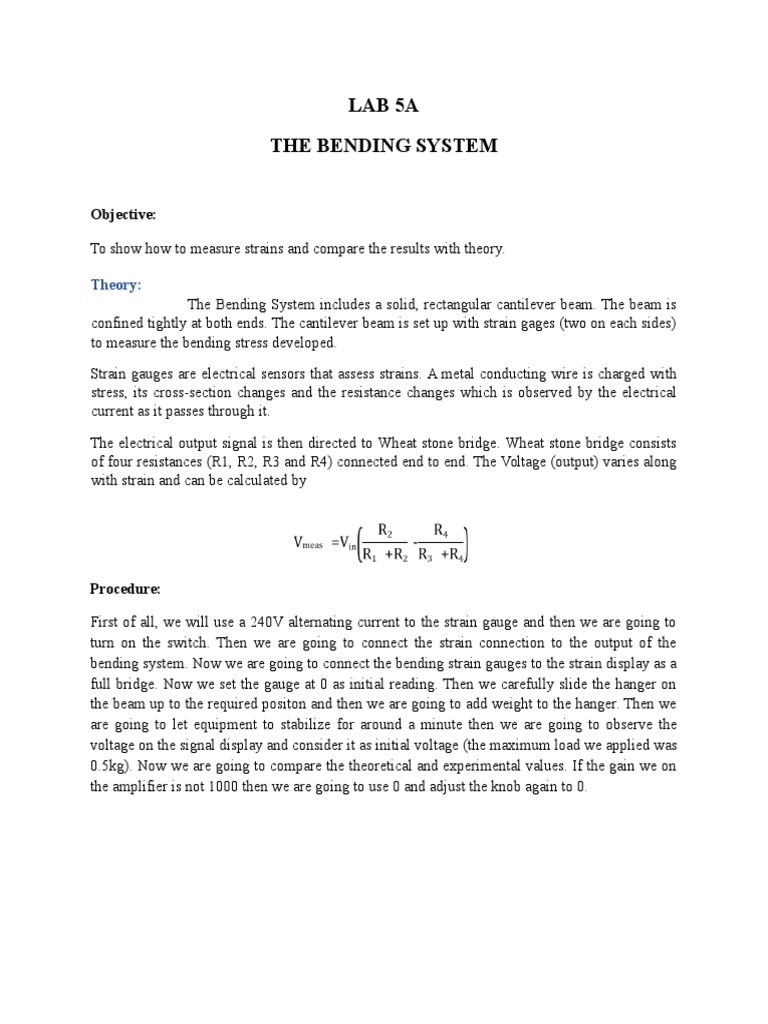 Control Systems Lab | PDF | Torque | Bending