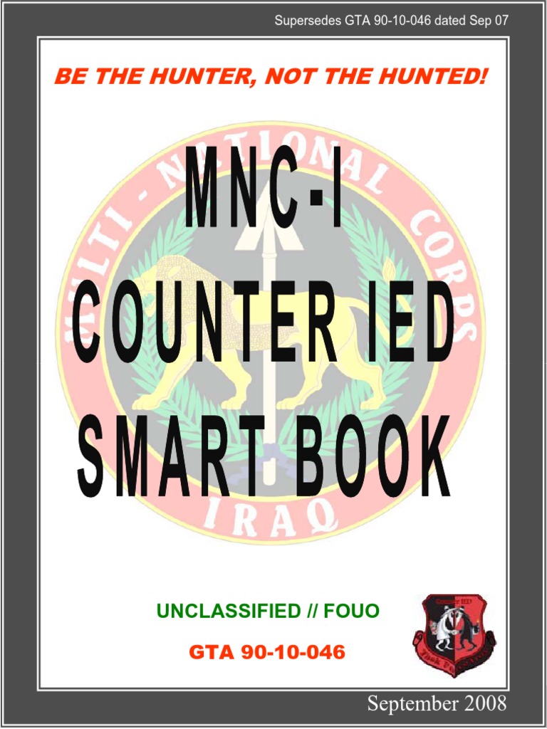 C-IED Guidelines for Coalition Forces | PDF | Improvised Explosive ...