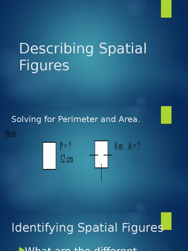Visualize the Different Spatial Figures