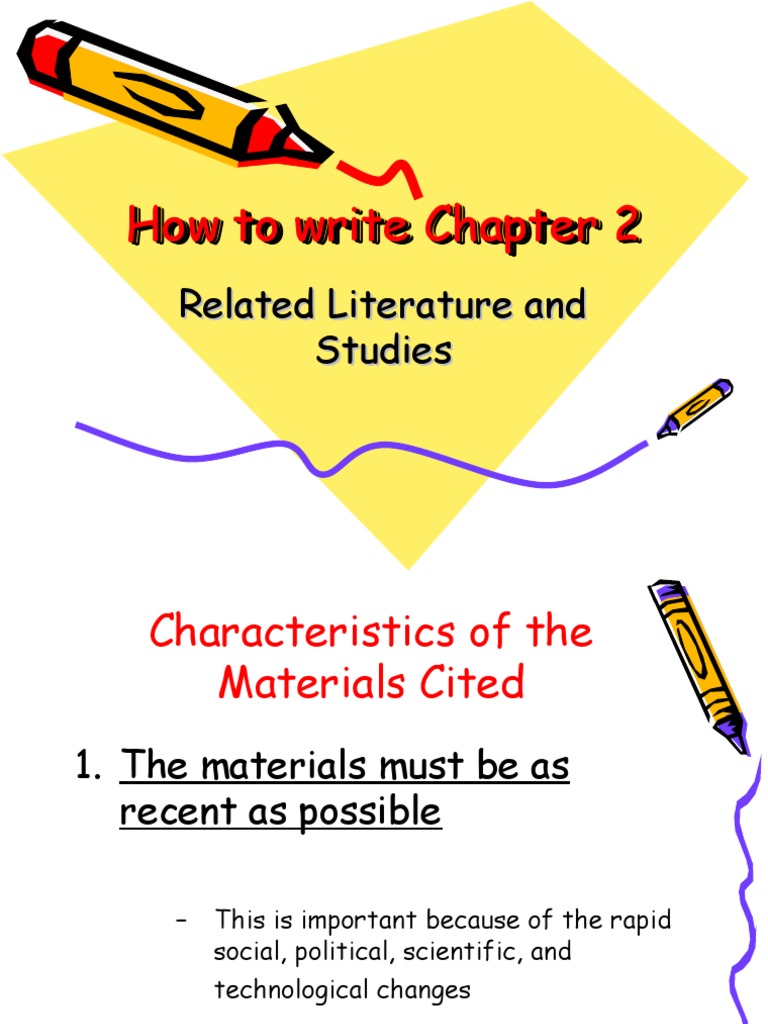 How To Write Chapter 2 | PDF | Thesis | Citation