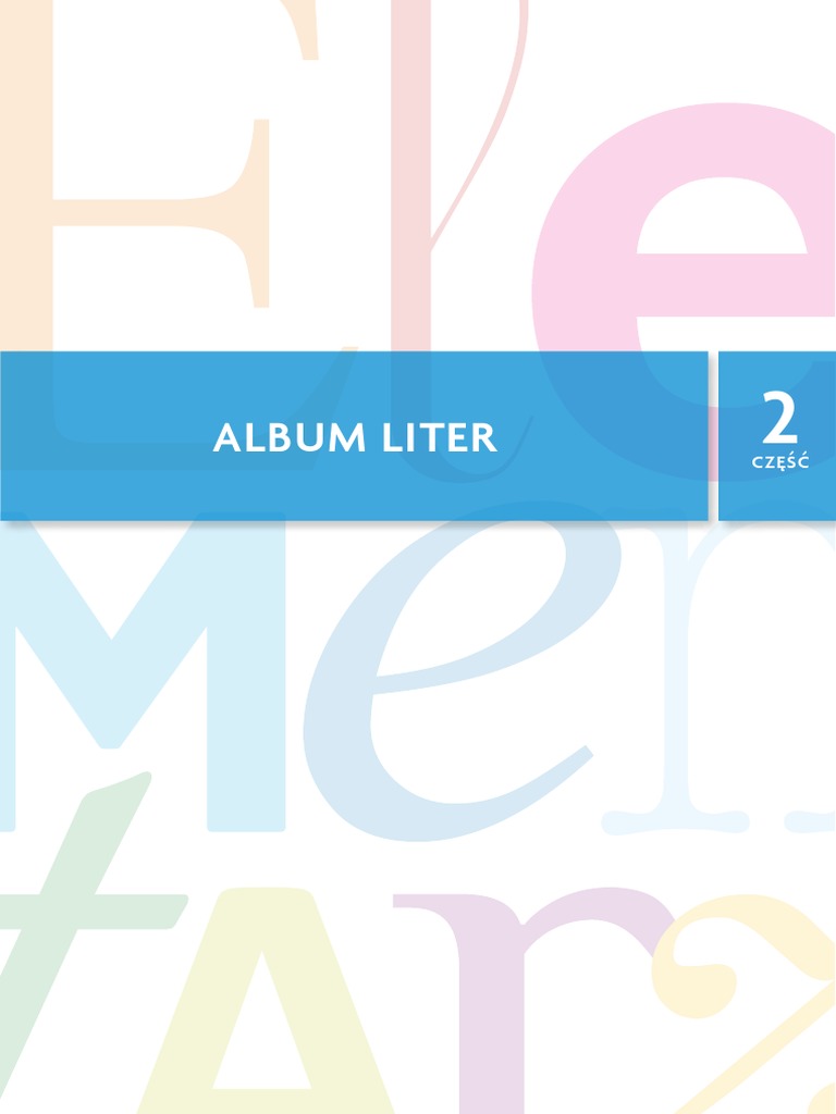 Album Liter Cz. 2 | PDF
