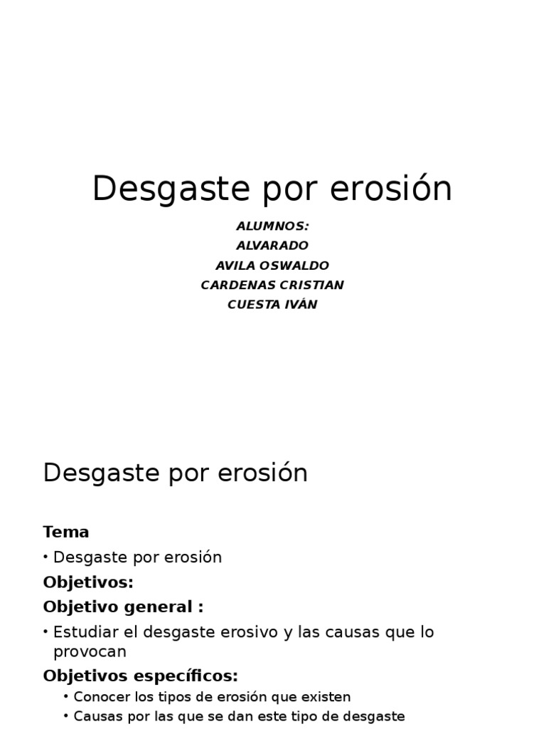 Estudio del desgaste por erosión | PDF | Erosión | Dureza