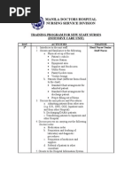Nursing Staff Development Plan Sample | PDF | Nursing | Health Sciences