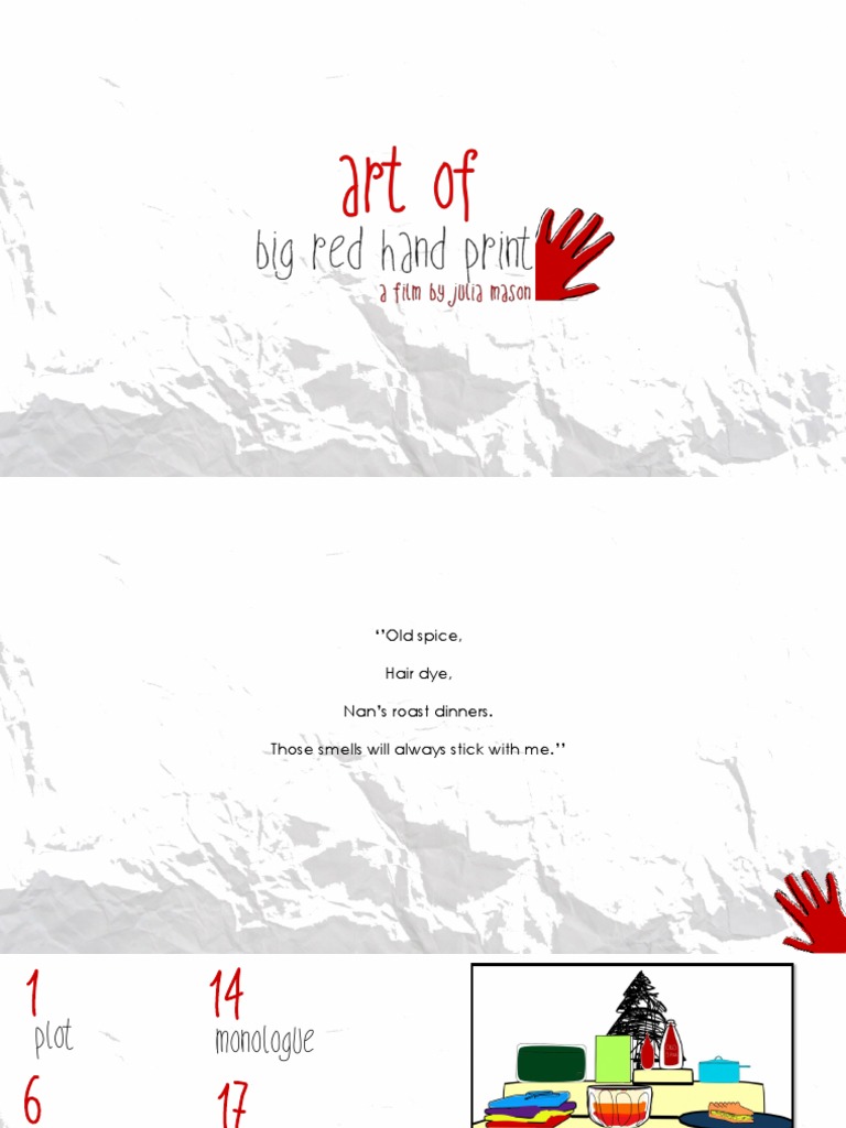 Art of Big Red Hand Print PDF | PDF | Leisure