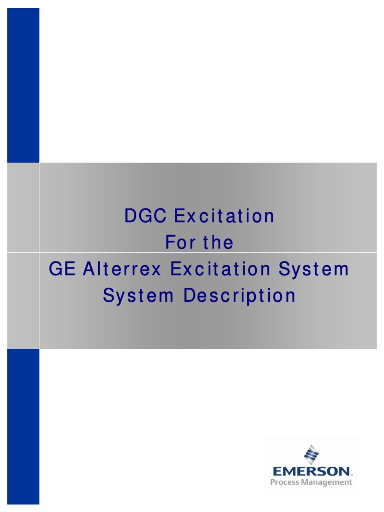 GE Alterrex Excitation System Manual | PDF | Rectifier | Power Supply