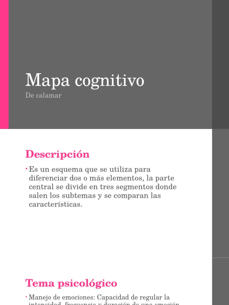Mapa Cognitivo de Calamar | PDF