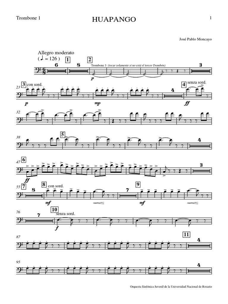 18 - Huapango - Trombone 1 | PDF