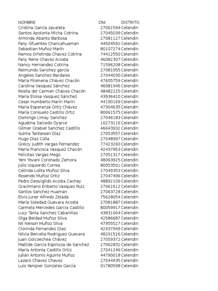 Lista Semillas | PDF