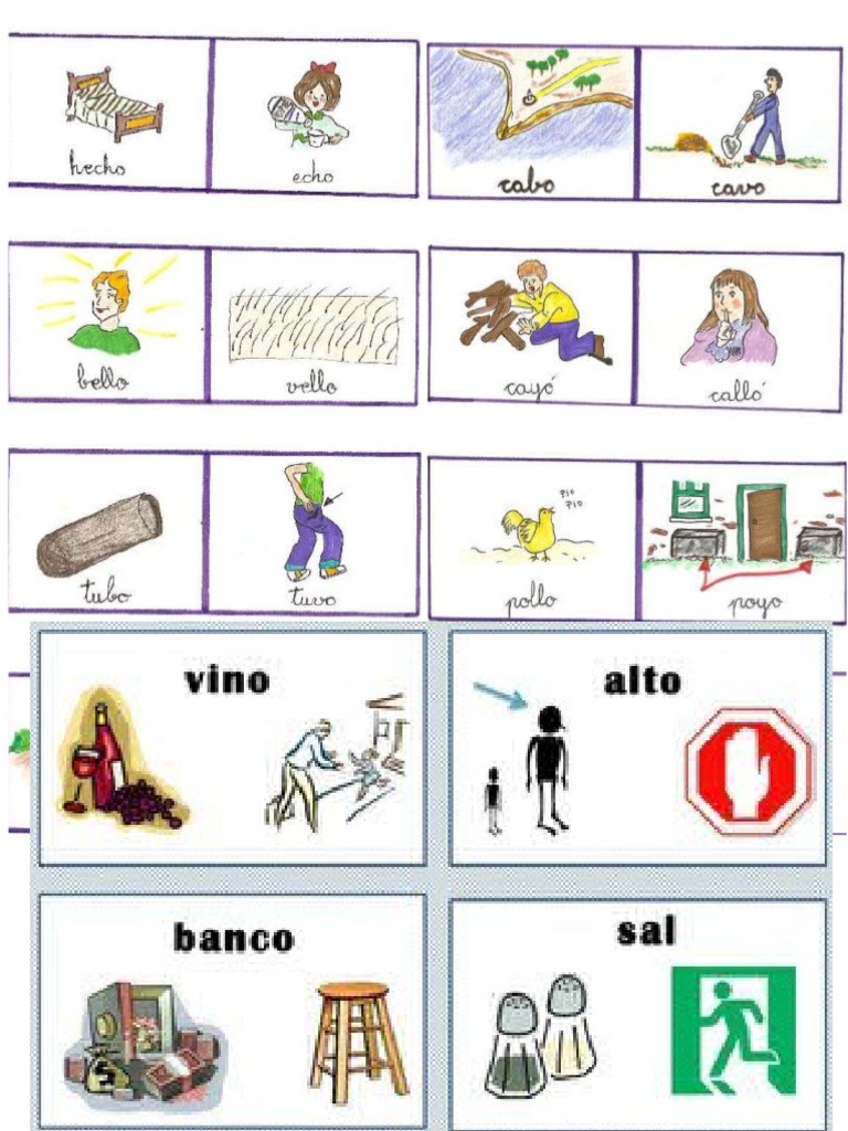 Palabras Homonimas - Imagenes