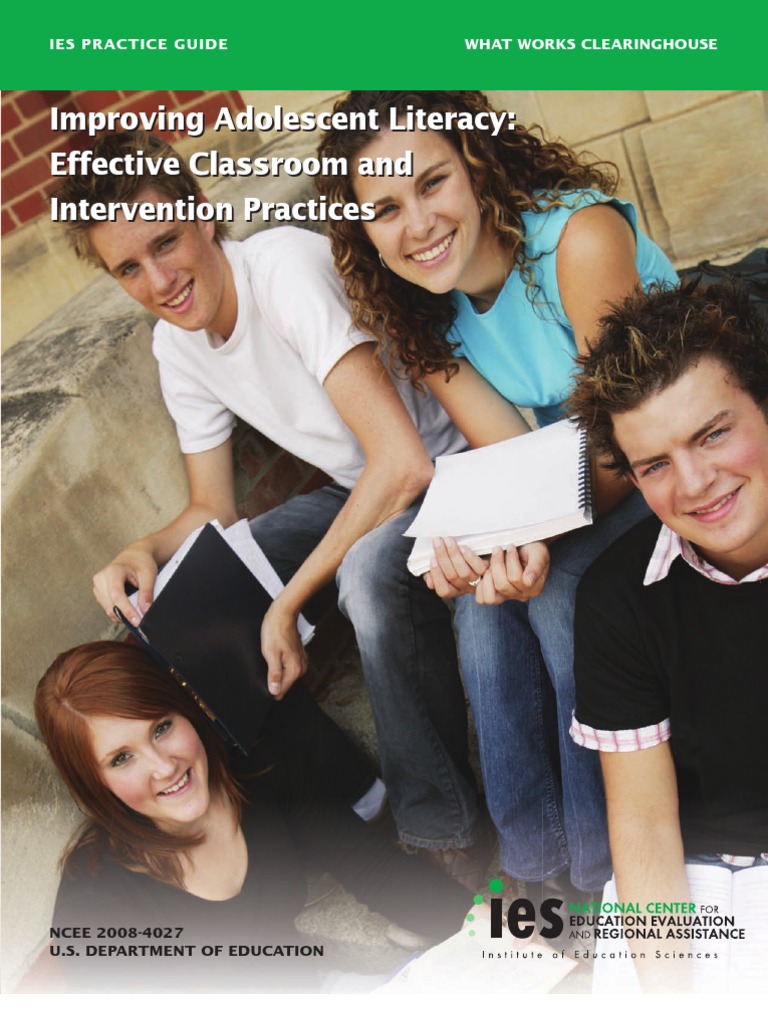 Adolescent Literacy Improvement Guide | PDF | Reading Comprehension ...