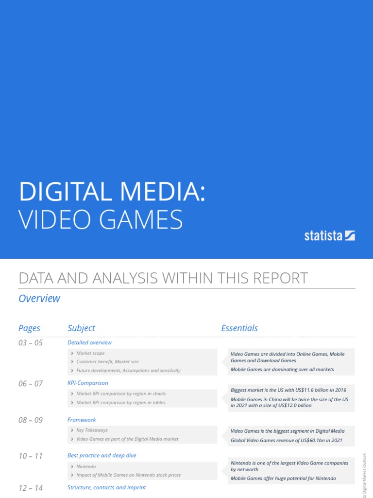 Video Games Outlook 1117 | PDF | Mobile Game | Video Games