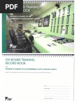 ISF On Board Training Record Book | PDF | Water Transport | Shipping
