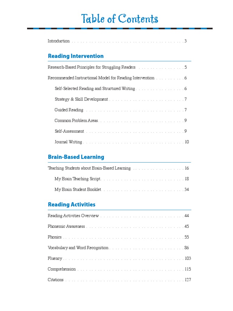 Strategies For Struggling Readers Sample Pages | PDF | Reading ...