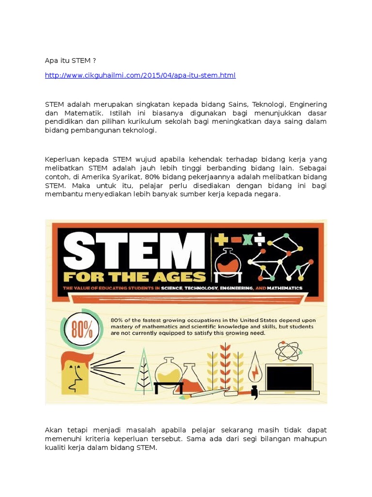 Memahami Konsep dan Pentingnya STEM | PDF | Karier & Perkembangan