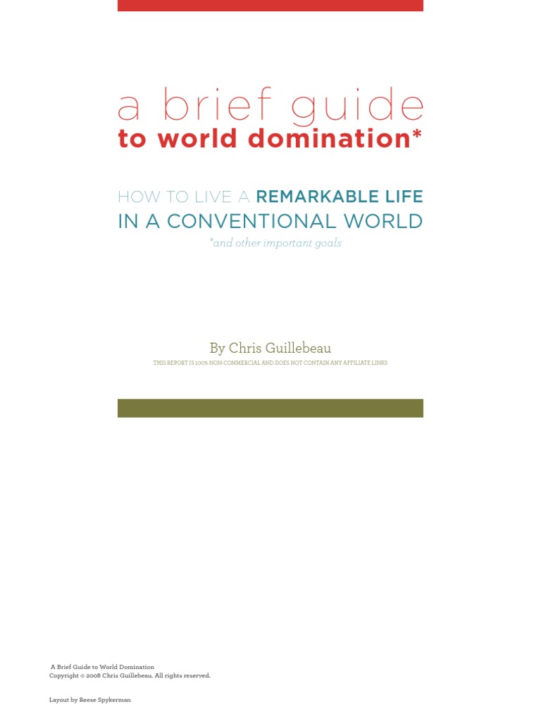 A Brief Guide: To World Domination | PDF
