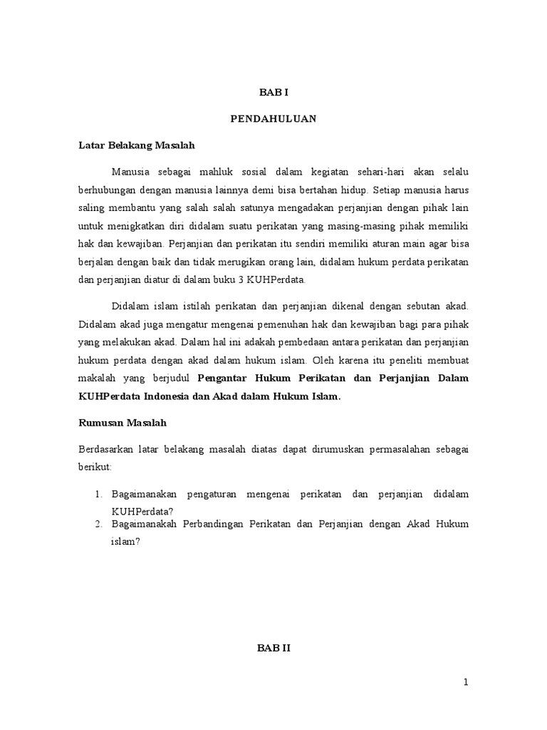 Hukum Perikatan dan Akad Islam | PDF | Pengelolaan Keuangan & Uang
