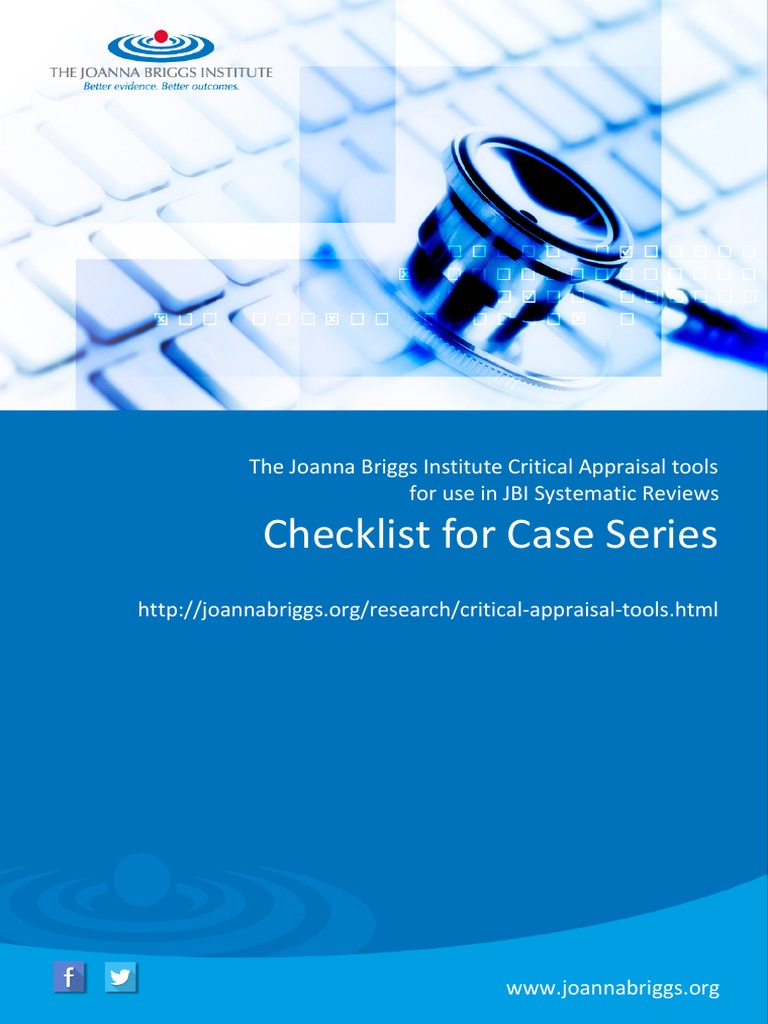 JBI Critical Appraisal-Checklist For Case Series | PDF | Performance Appraisal | Cohort Study