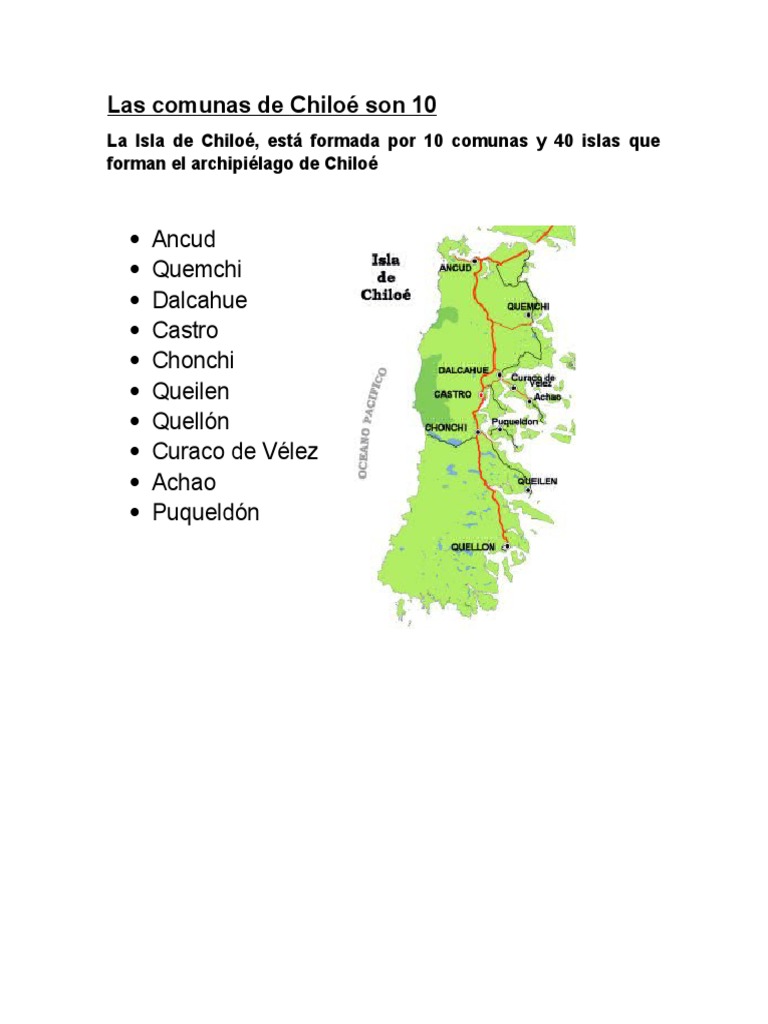 Las Comunas de Chiloé | PDF