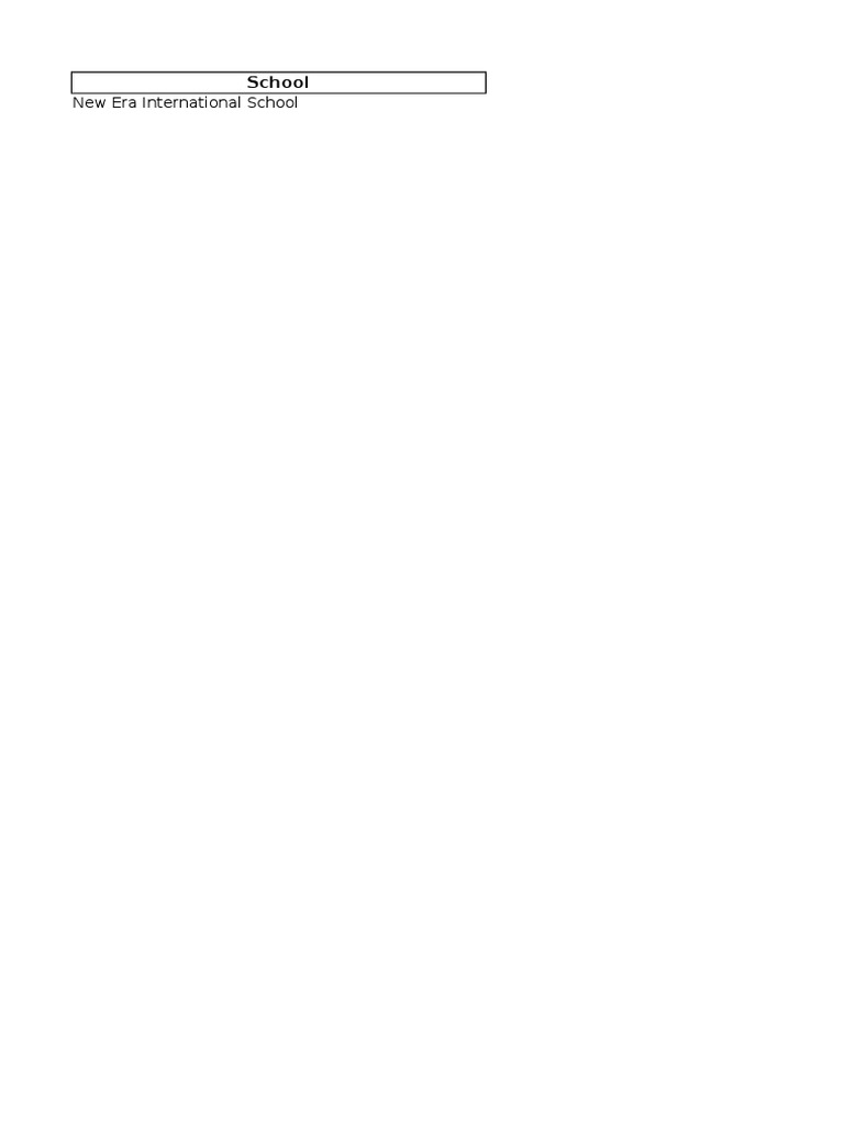 Consolidated List of Pupils Template | PDF