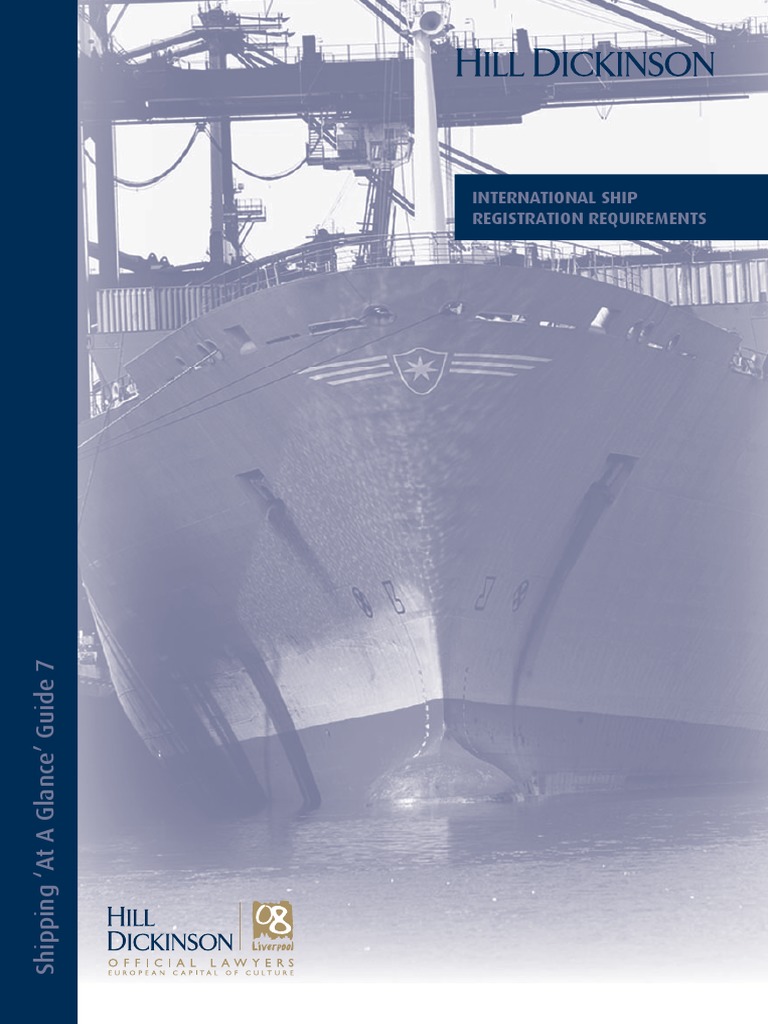 International Ship Registration Guide | PDF | Tonnage | Industries