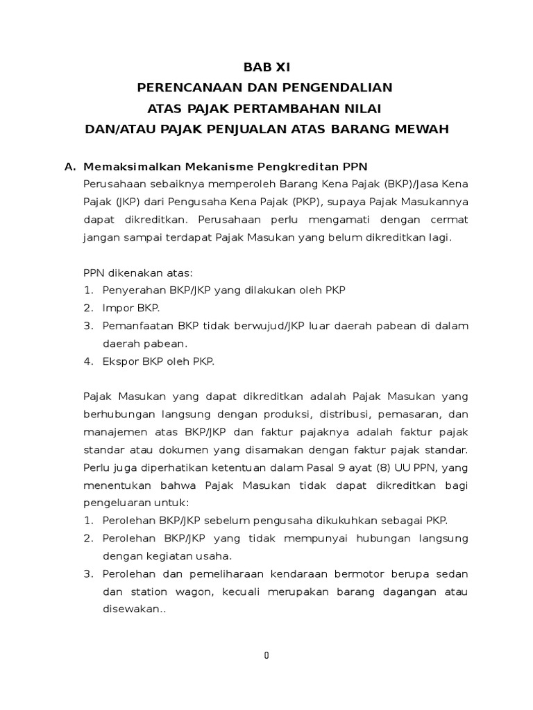 Manajemen Perpajakan - PPN Dan PPNBM | PDF