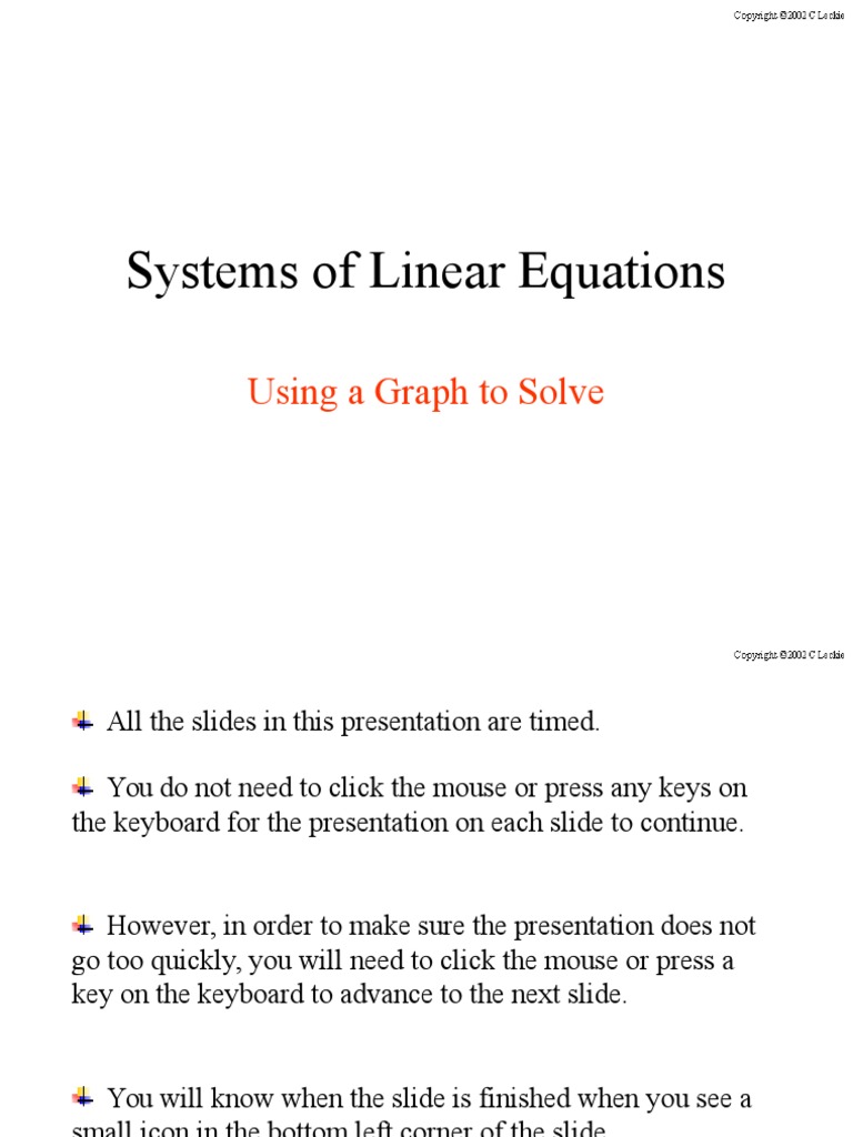 Ch5 - Graphing Two Equations | PDF