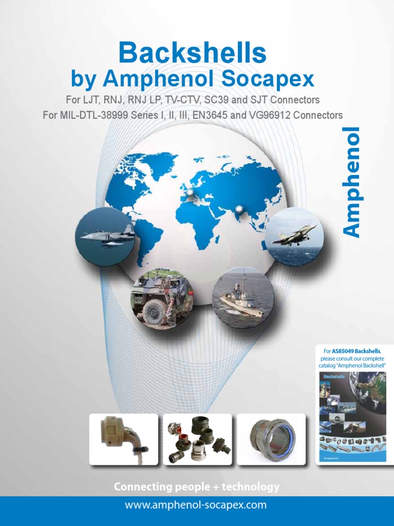 Catalogue Backshells PDF | PDF | Electrical Connector | Screw