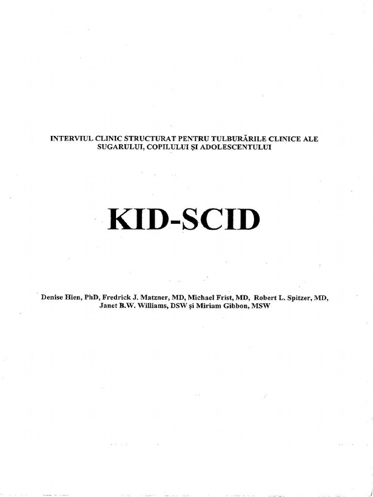 Kid Scid 1 PDF | PDF