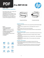 HP Color Laserjet Pro MFP 4303Dw Printer: Data Sheet | PDF | Image ...