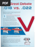 MBT Bracket Prescription | PDF | Orthodontics | Tooth