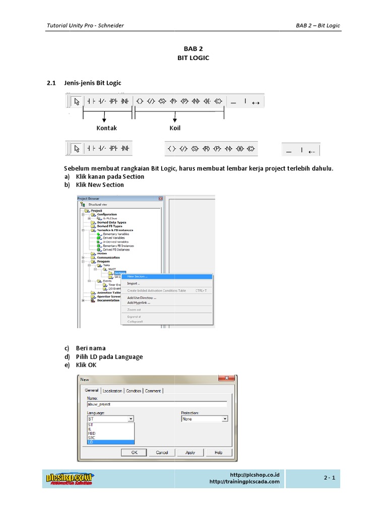 BIT LOGIC PLC Schneider | PDF