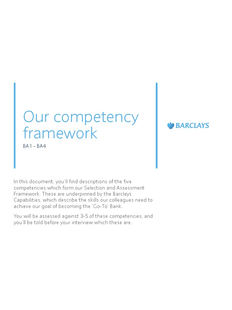 Competency Bank | PDF | Competence (Human Resources) | Behavior