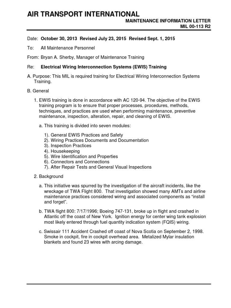 Course EWIS 00-113 | PDF | Electrical Connector | Insulator (Electricity)