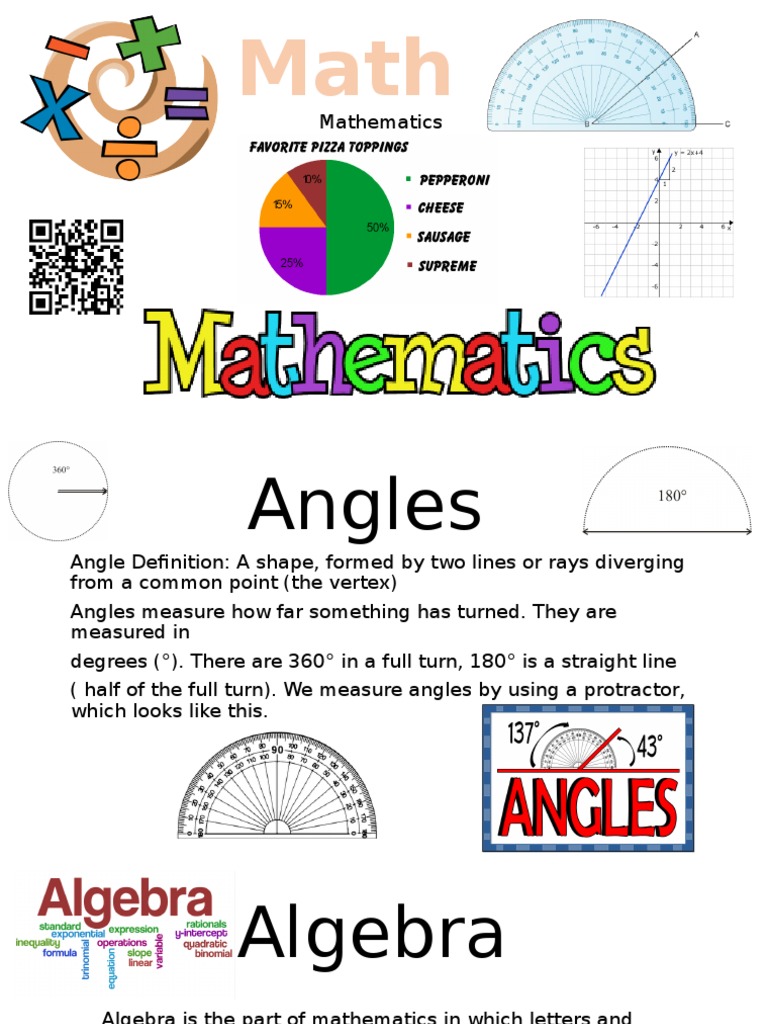 Understanding Angles and Algebra Basics | PDF
