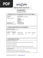 Gardolene D 6800 Msds Ver1 | PDF | Chemical Substances | Water