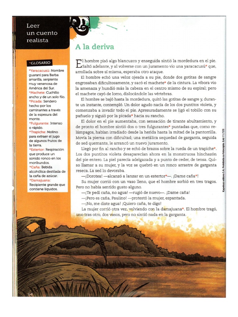 A La Deriva (Horacio Quiroga) | PDF