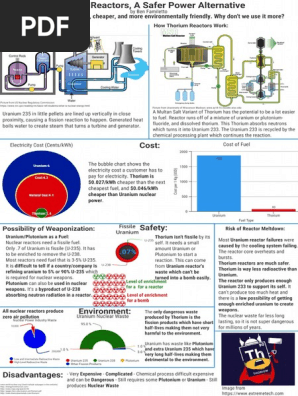 Thorium Reactor Infographic
