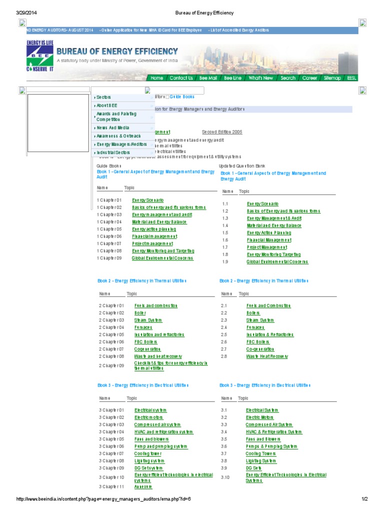 Bureau of Energy Efficiency | PDF | Cogeneration | Sustainable Energy