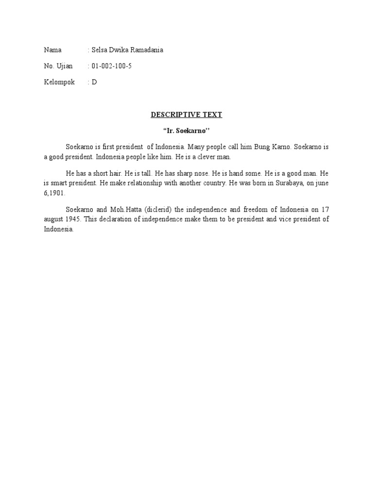 Descriptive Text | PDF