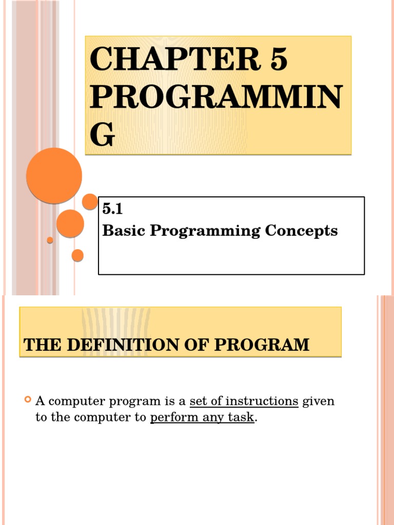 Basic Programming Concepts | Download Free PDF | Computer Programming ...
