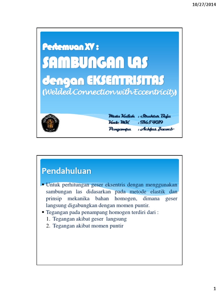 15 Las Eksentris | PDF