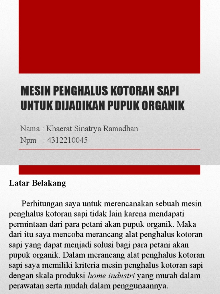 Mesin PENGHALUS | PDF | Teknologi & Rekayasa