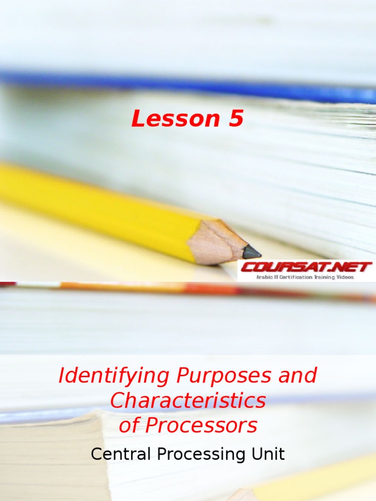 Identifying Purposes and Characteristics | PDF | Cpu Cache | Multi Core Processor